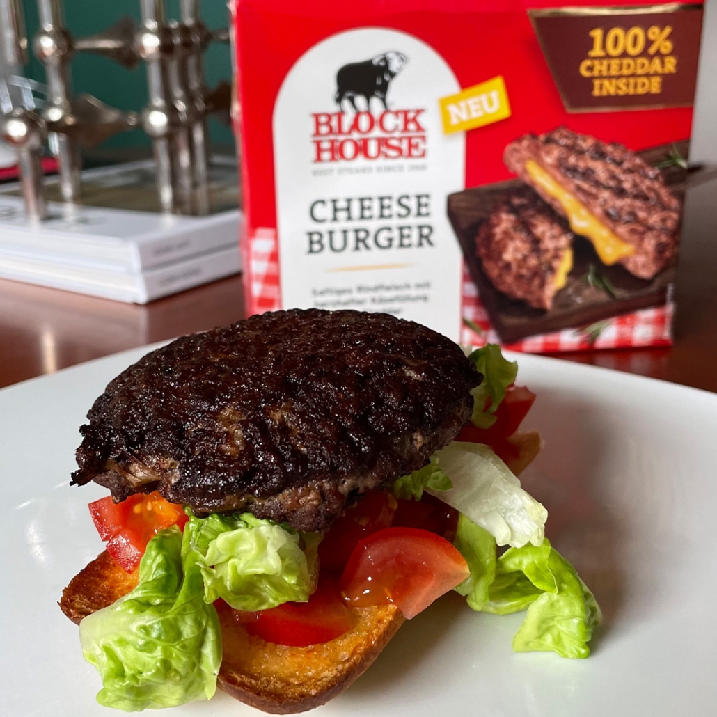 BLOCK HOUSE Inside Cheese Burger | Burgertour Hannover